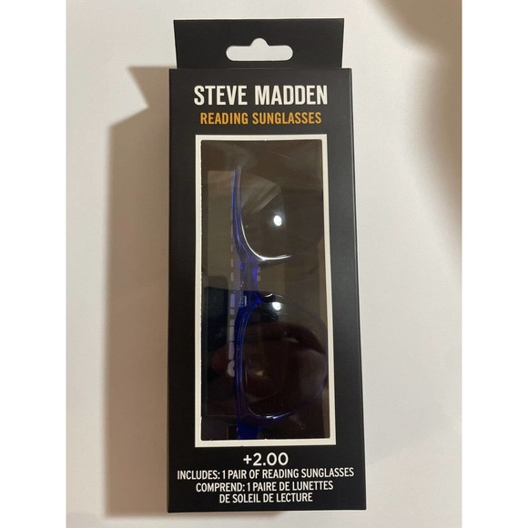Steve Madden | Accessories | Steve Madden Blue Reading Sunglasses 2 Nib ...